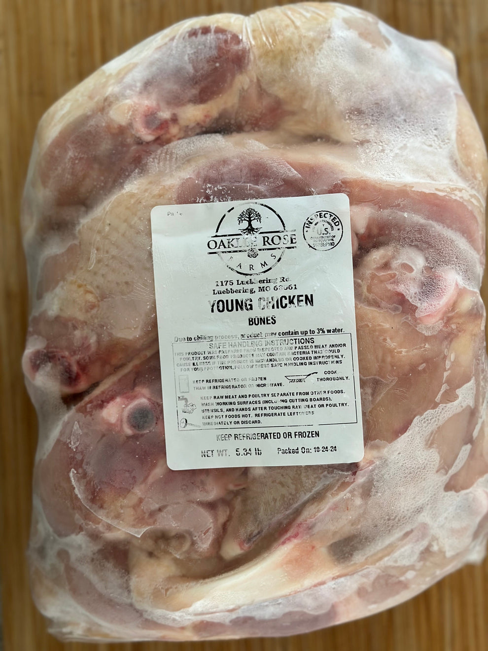 Chicken Bones – Show Me Pastures / Oaklee Rose Farms
